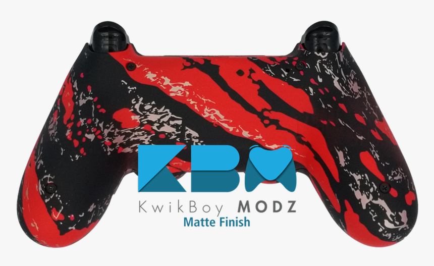 Splatter Red Custom Ps4 Controller - Graphic Design, HD Png Download , Transparent Png Image ...