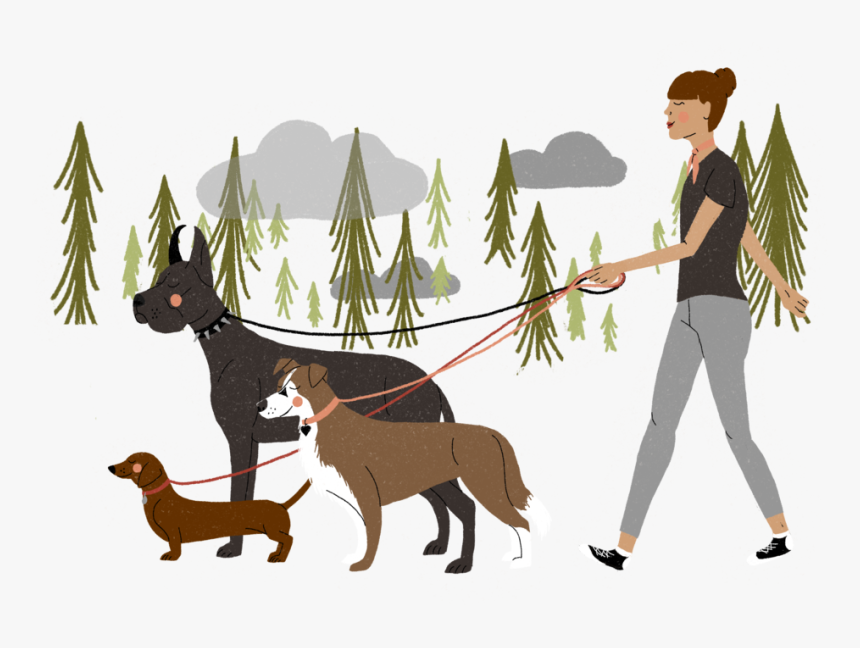 Dog Walking 2 Main - Dog, HD Png Download , Transparent Png Image - PNGitem