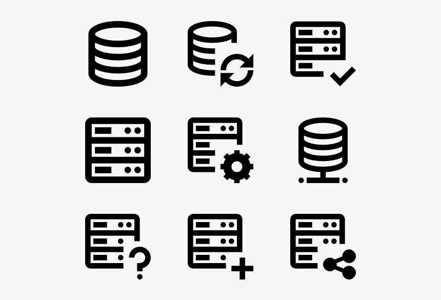 Server Icon Vector Png - Flaticon Server, Transparent Png , Transparent ...