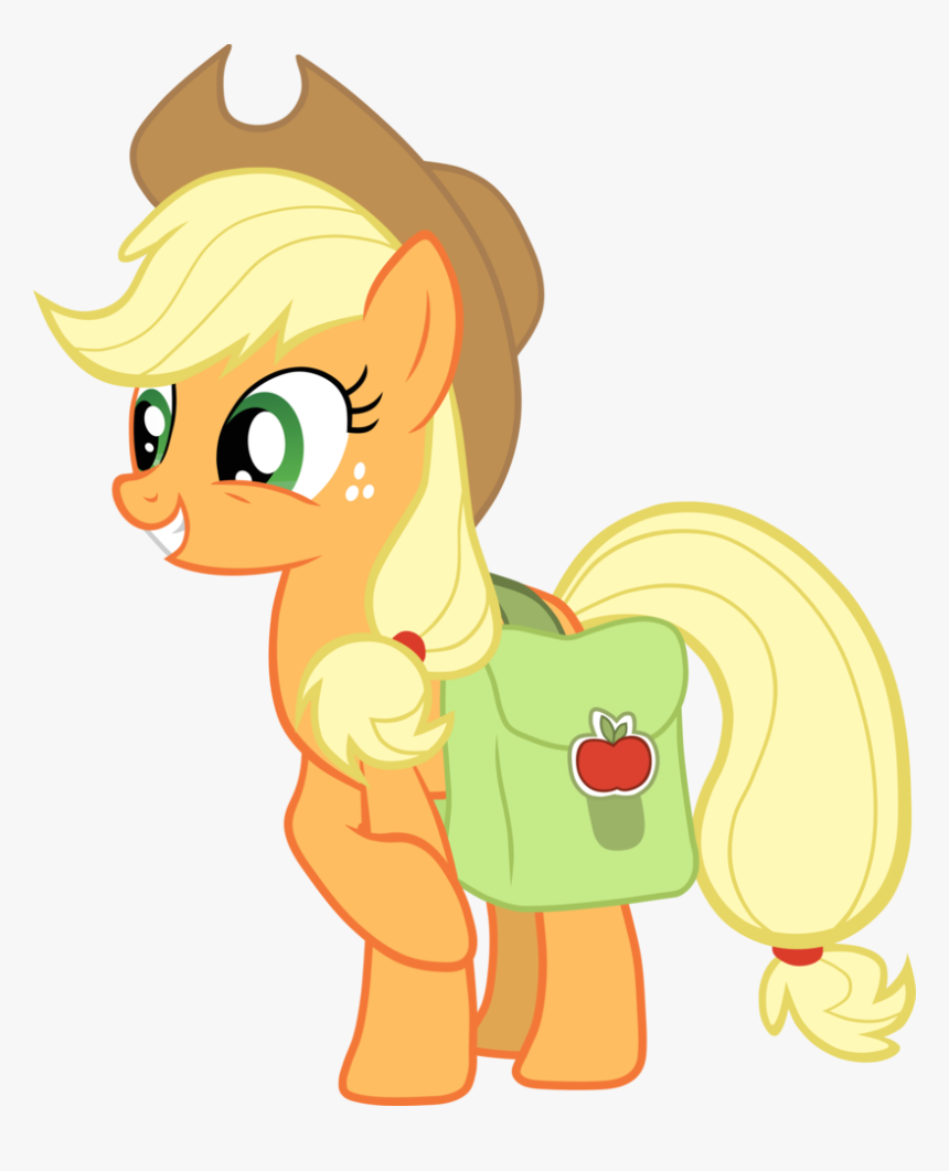 Applejack With Saddlebag My Little Pony Png - My Little Pony Applejack ...