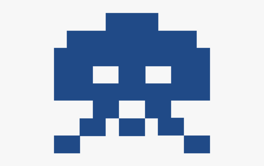 Blue,square,angle - Space Invaders Clip Art, HD Png Download ...