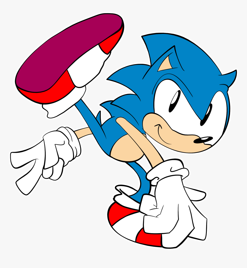 Sonic Classic Drawing, HD Png Download , Transparent Png Image - PNGitem