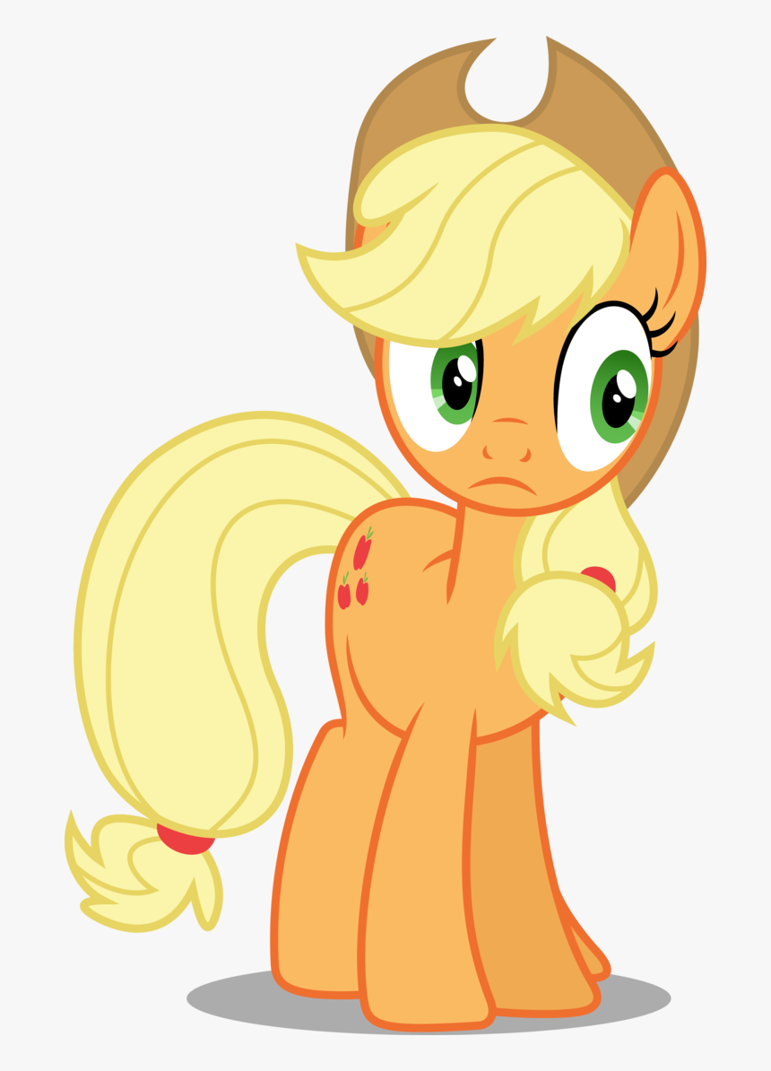Applejack S Confused Ish Face By Itv Canterlot - Mlp Applejack Confused ...