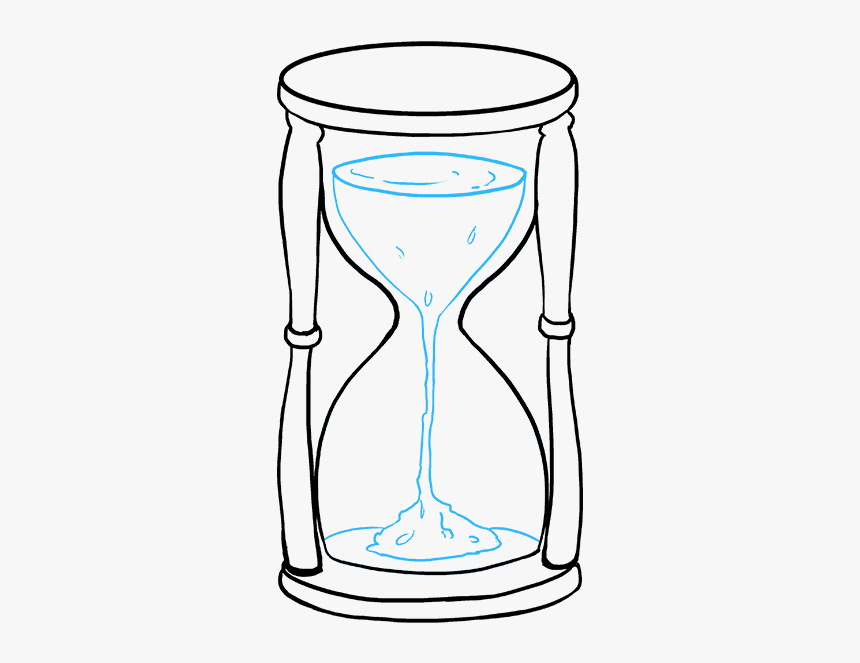 Simple Hourglass Drawing