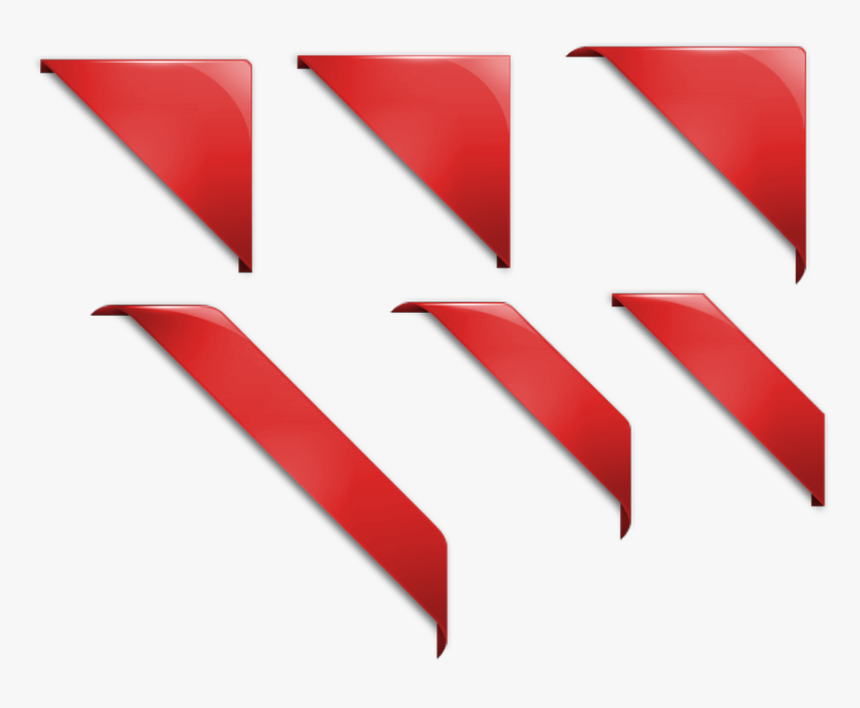 Graphic, Design, Ribbon, Corner, Corners, Transparent - Ribbon Corner ...