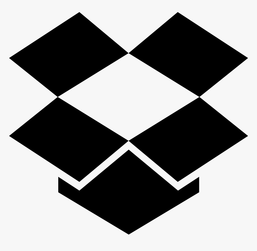 Black Dropbox Icon - Dropbox Logo Black Png, Transparent Png ...