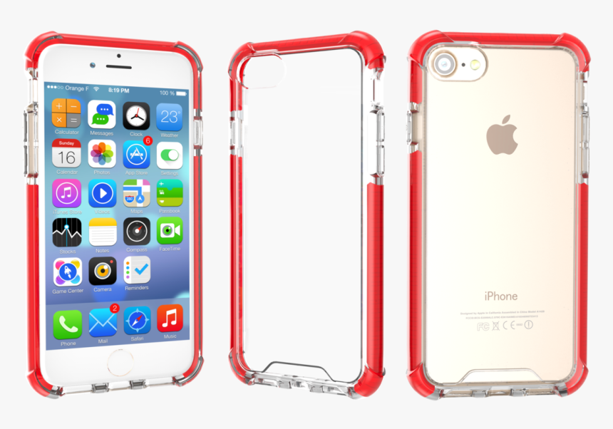 Transparent Iphone 6s Png - Iphone 7 Plus Com Capinha Rosa, Png ...