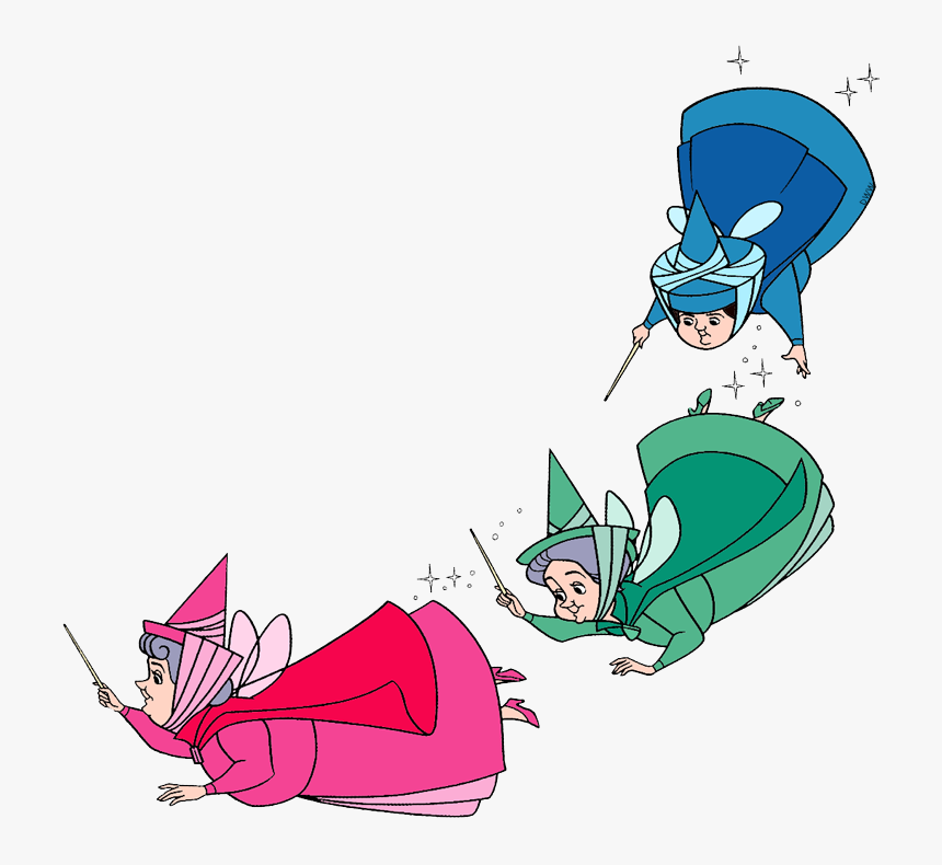 Sleeping Beauty Fairies Sketch