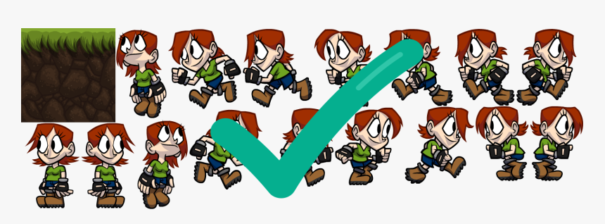 Run Sprite Sheet 256, HD Png Download , Transparent Png Image - PNGitem