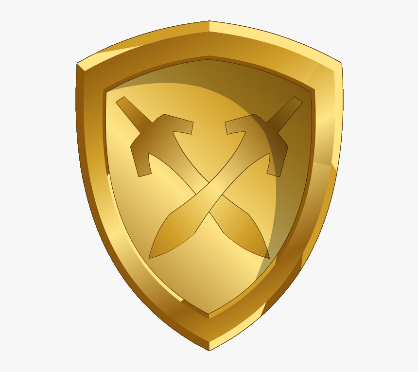 Guardian Symbol - Shield With Sword Emblem, HD Png Download ...