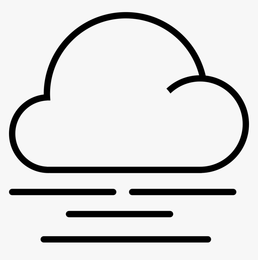 Dense Fog - Line Art, HD Png Download , Transparent Png Image - PNGitem