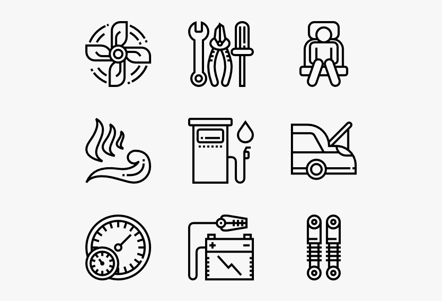 Car Accessories - Family Line Icon Png, Transparent Png , Transparent ...