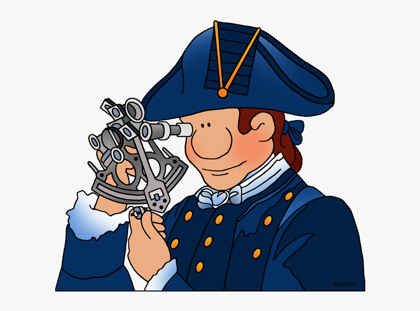 James Cook And Sextant - Captain James Cook Clipart, HD Png Download ...
