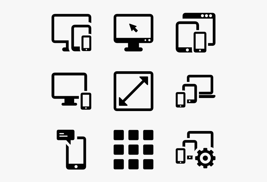 Responsive Web - Responsive Png Icon, Transparent Png , Transparent Png ...
