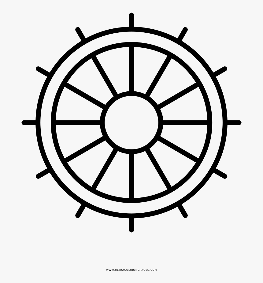Ship Wheel Coloring Pages