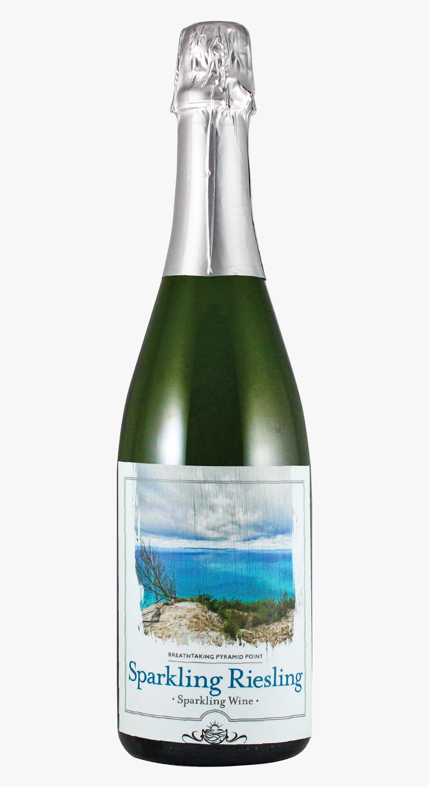 Sparkling Riesling - Glass Bottle, HD Png Download , Transparent Png ...