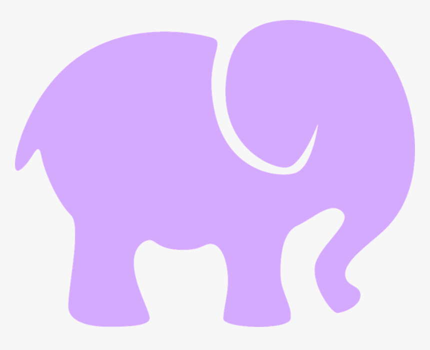 Elephant, Baby, Decoration, Silhouette, Design, Gray - Purple Elephant ...