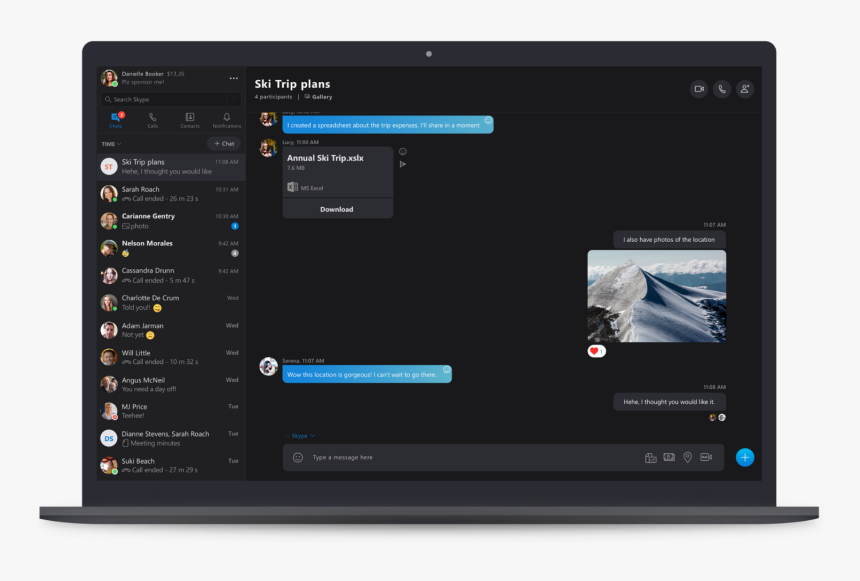 Skype Redesign, HD Png Download , Transparent Png Image - PNGitem