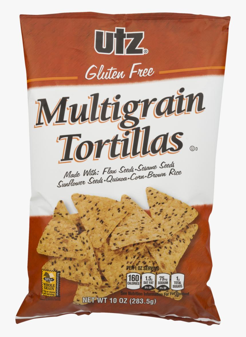 Utz Tortillas, Multigrain - Utz Multigrain Tortilla Chips, HD Png ...