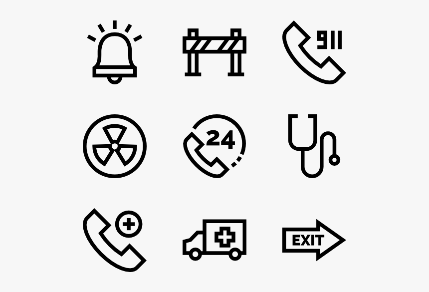 Emergency Services - Emergency Services Icon, HD Png Download ...