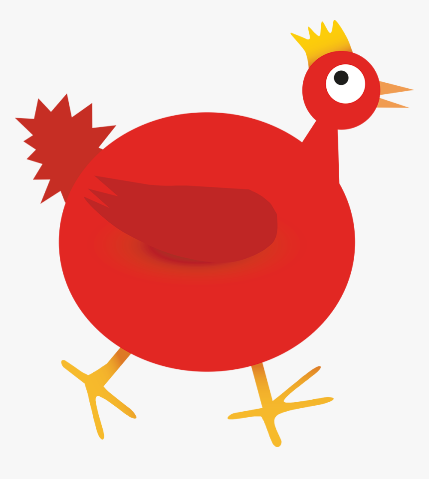 The Little Red Hen Characters Clipart