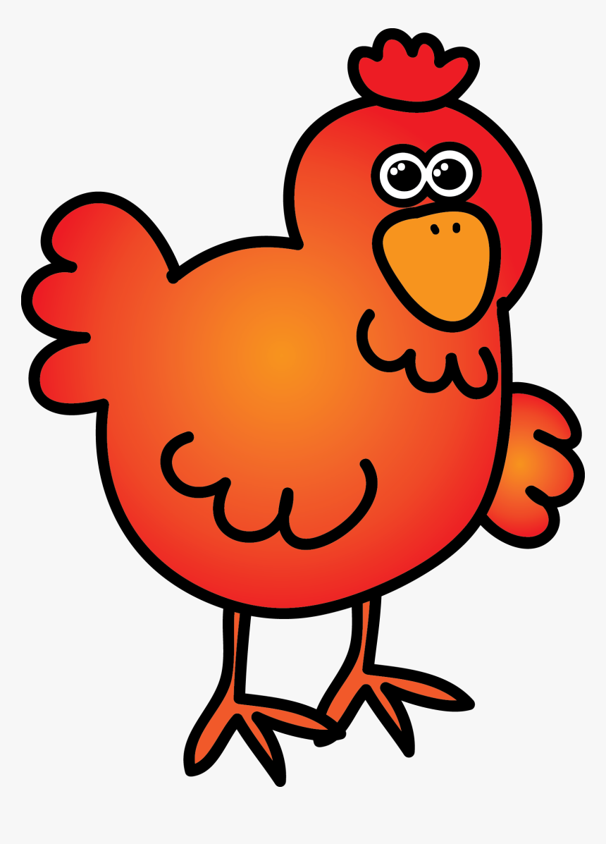 The Little Red Hen Characters Clipart