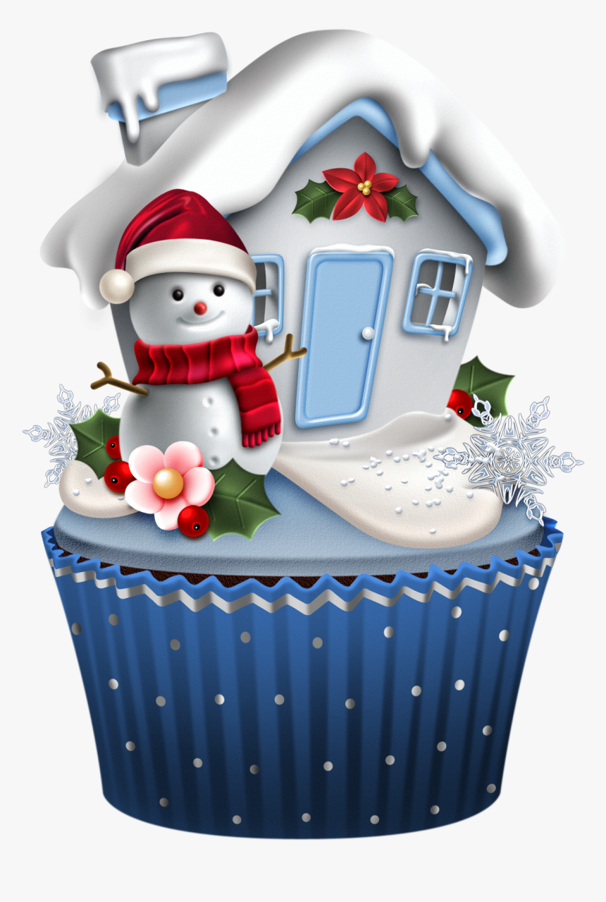 Holiday Cupcake Clipart