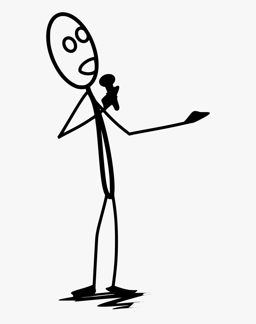 Sing Stick Figure, HD Png Download , Transparent Png Image - PNGitem