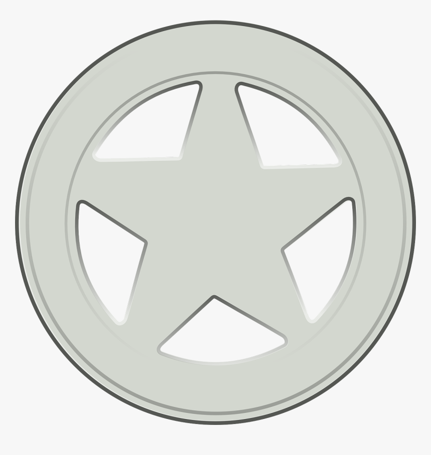 Sheriff Badge - Texas Ranger Badge Clip Art, HD Png Download ...