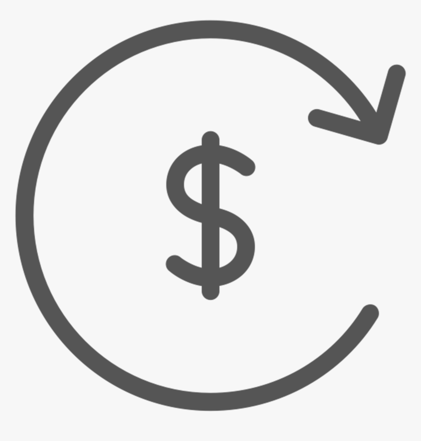Dollar Circle Arrow - Cash Return, HD Png Download , Transparent Png ...