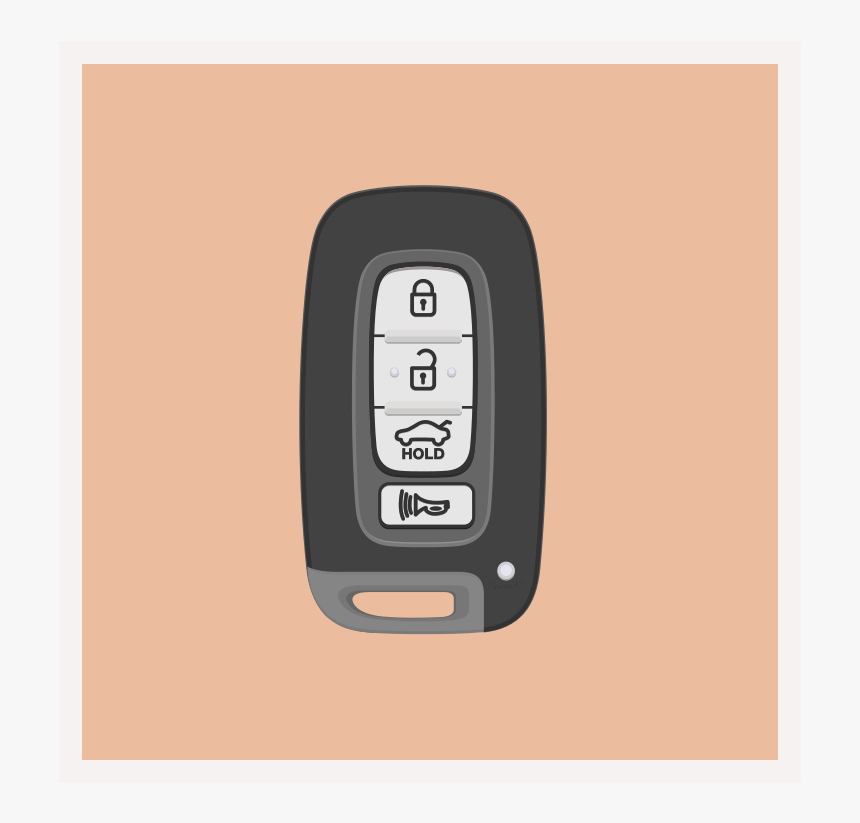 Car Key Fob Remote - Car Key Fob Clip Art, HD Png Download ...