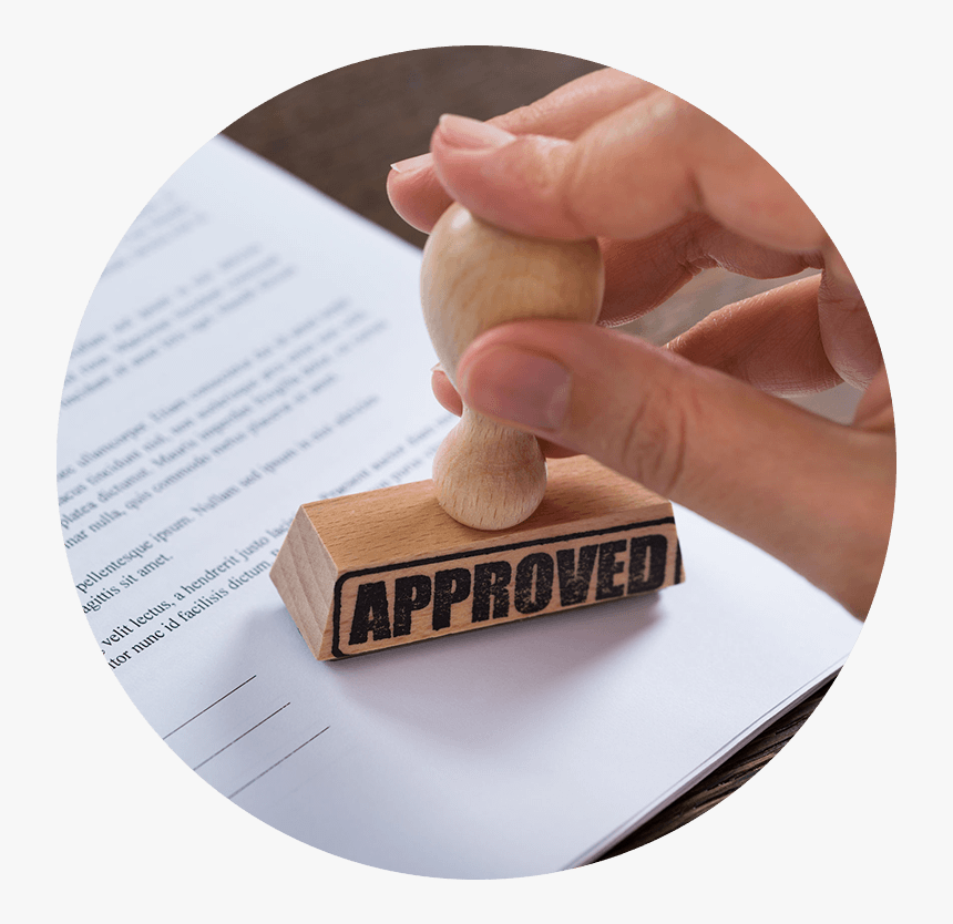 Approval Stamp Hand, HD Png Download , Transparent Png Image - PNGitem
