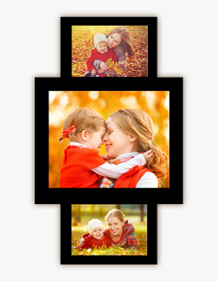 Acrylic Print Triptych Frames - Print Photo Frame Png, Transparent Png ...