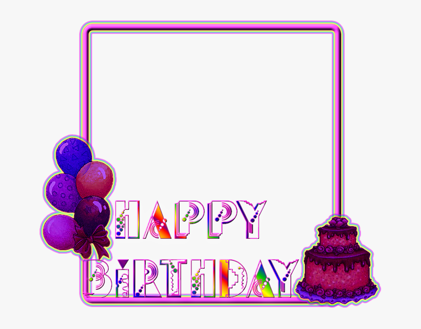Simple Birthday Frame Png, Transparent Png , Transparent Png Image ...