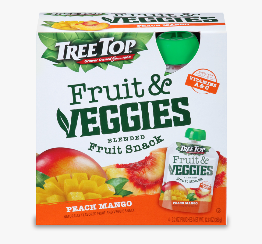 Tree Top Fruit And Veggies Fruit Snack - Natural Foods, HD Png Download ...