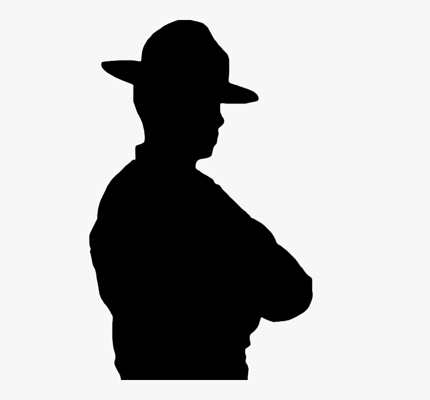 Ranger Vector - Park Ranger Silhouette, HD Png Download , Transparent ...
