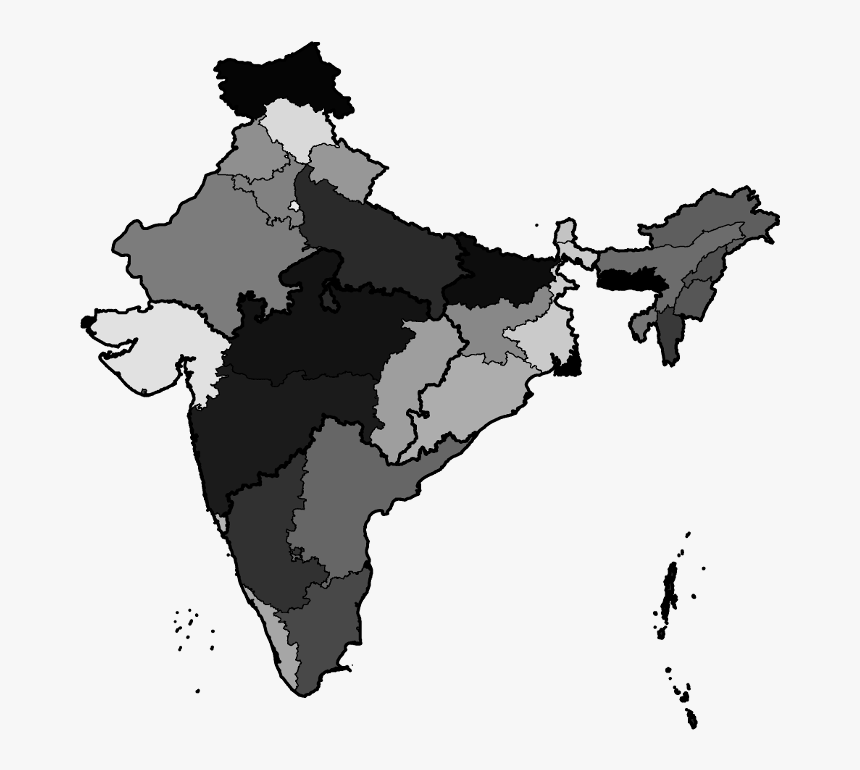 India Transparent Gray - Slums In India Map, HD Png Download ...