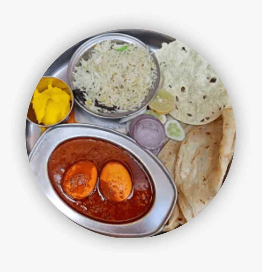 Egg Thali, HD Png Download , Transparent Png Image - PNGitem