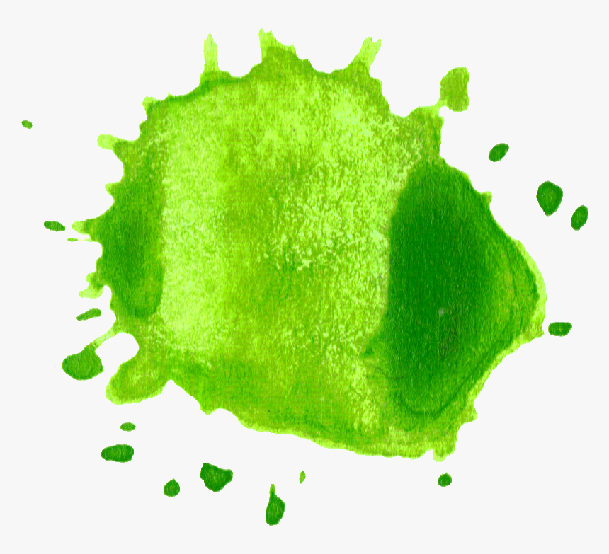 Watercolor Green Splash Png, Transparent Png , Transparent Png Image ...