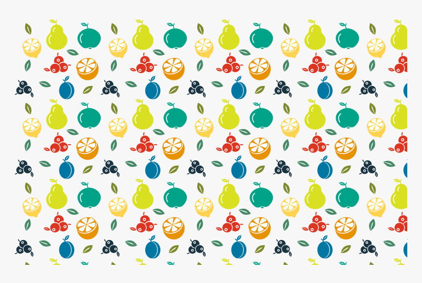 Seamless Fruit Pattern Clip Arts - Fruits Pattern Transparent ...