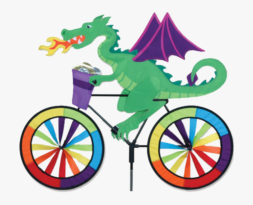 Clipart Bicycle Toy Bike - Dragon Riding A Bike, HD Png Download ...