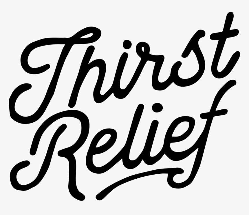 Thirst Relief Script - Thirst Relief International Logo, HD Png ...