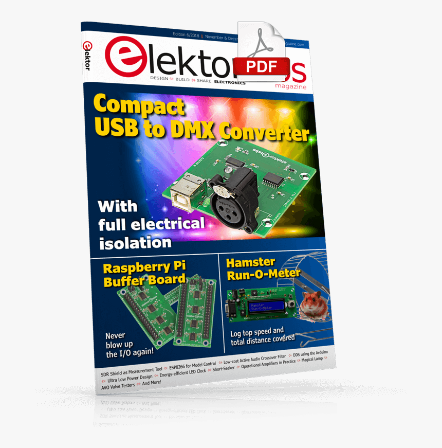 Elektor Magazine En November/december 2018 - Elektor, HD Png Download ...