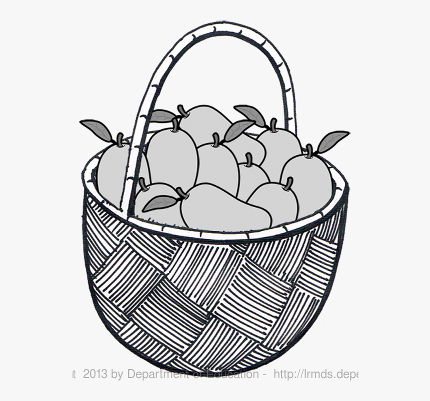 Basket Of Mangoes Clipart