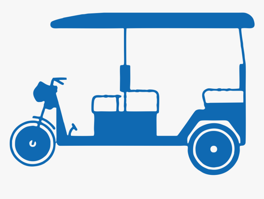 E Rickshaw Line Art, HD Png Download , Transparent Png Image - PNGitem