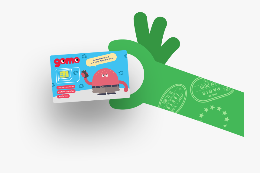 Gomo Travel Sim Japan, HD Png Download , Transparent Png Image - PNGitem