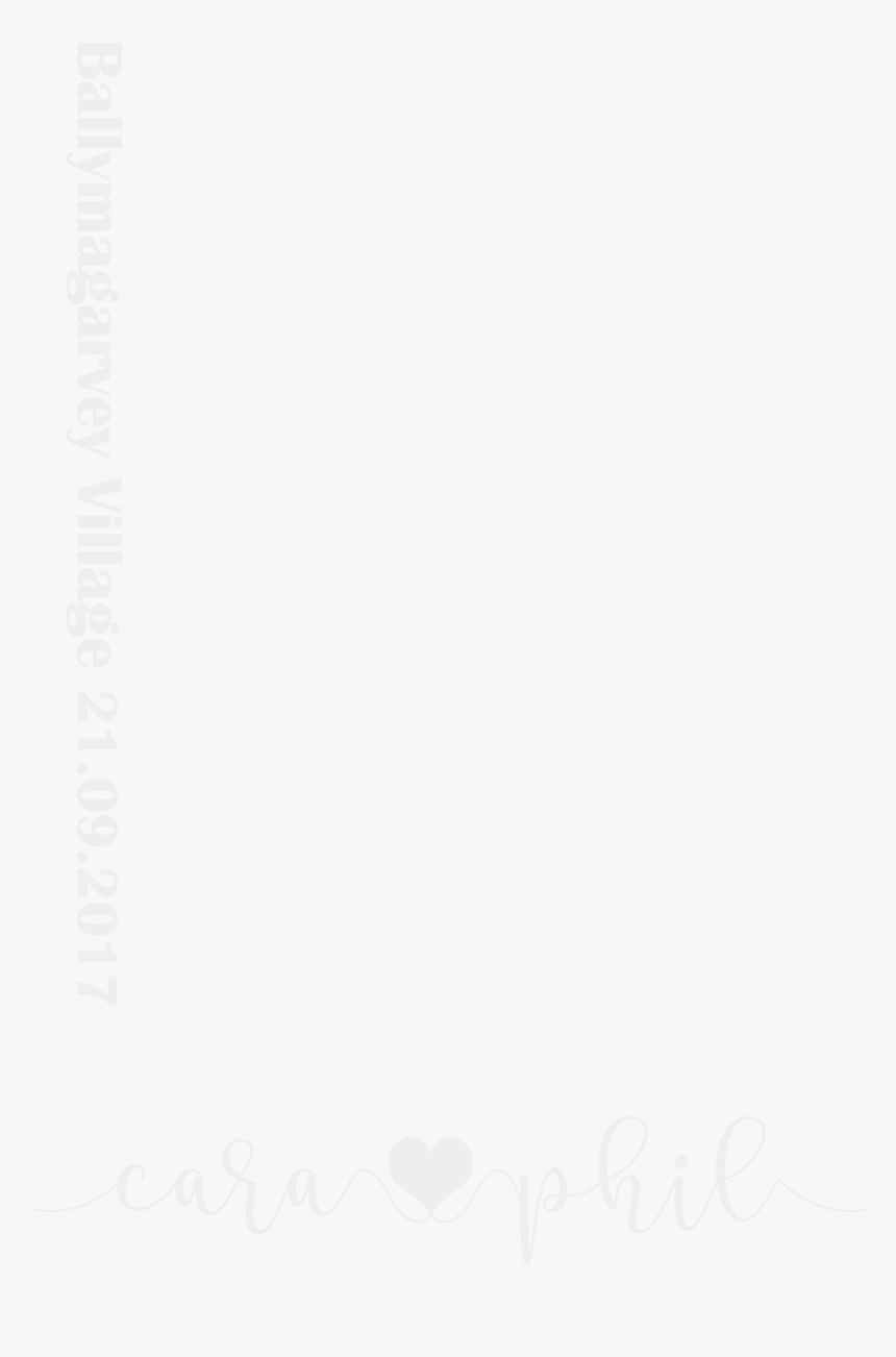 Filter For Wedding Of Cara And Phil - Wedding Filter Png, Transparent ...