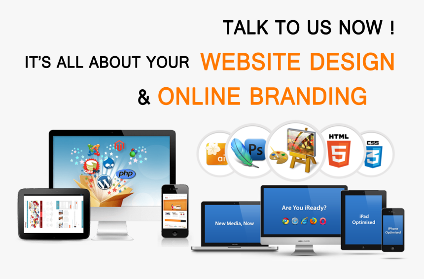 Website Designing Banner Png, Transparent Png , Transparent Png Image ...