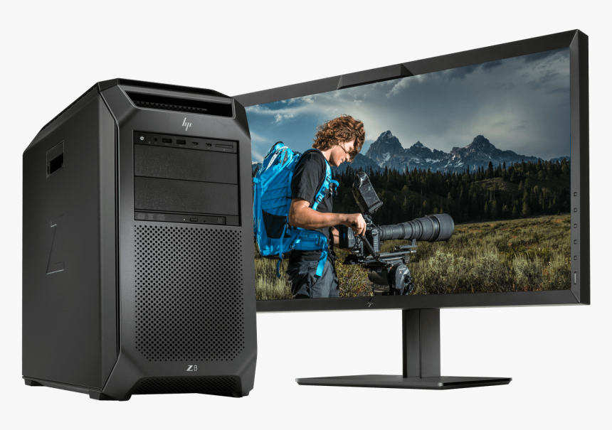 Adobe Workstation - Hp Z Computer, HD Png Download , Transparent Png ...