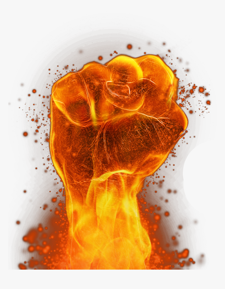 Transparent Fire Hand Png Image Free Download Searchpng - Power Fire ...